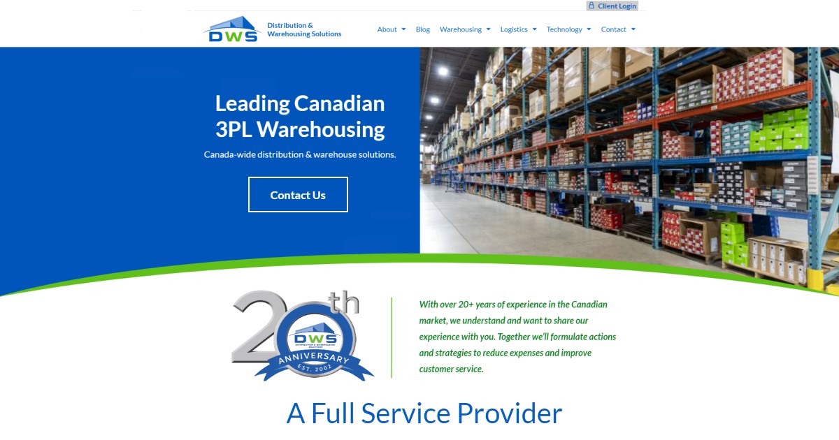 Homepage - DWS Logistics